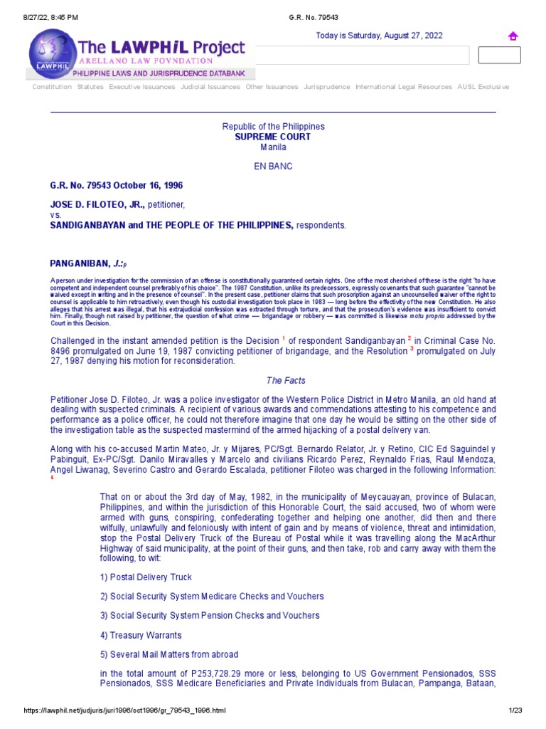 Supreme Court Ruling on Right to Counsel | PDF | Public Law | Justice