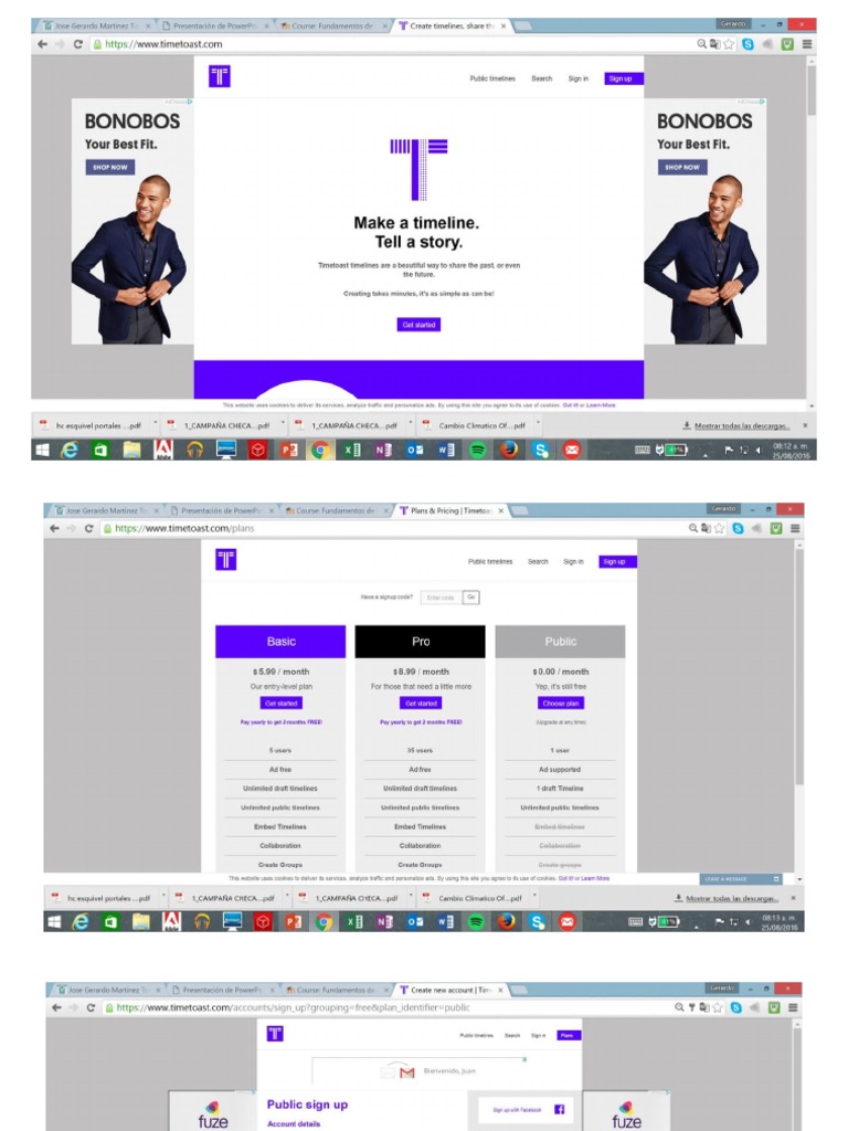 Tutorial Timetoast | PDF