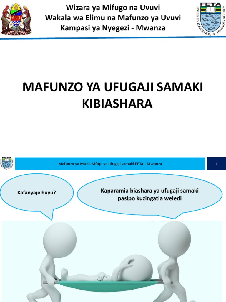 FETA - Dhana Ya Ufugaji Samaki - Mafunzo Ya Ufugaji Samaki - 15 - 08 ...