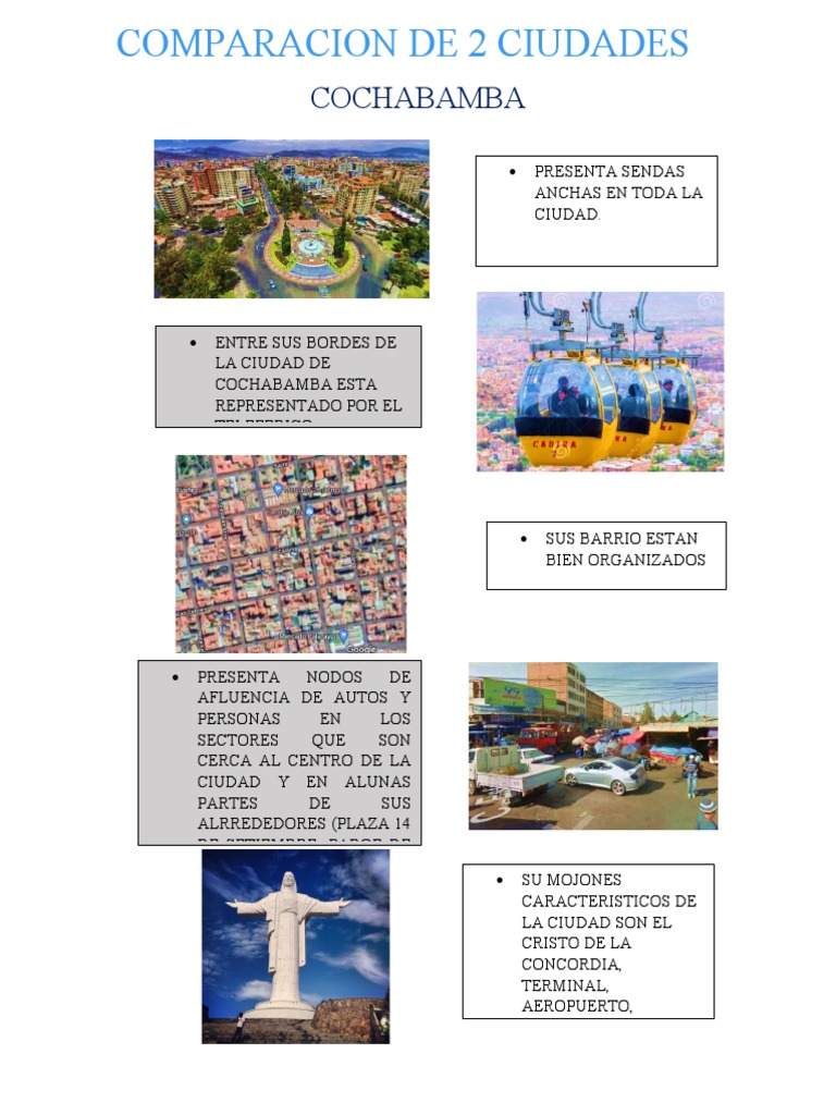 Comparacion de 2 Ciudades | PDF