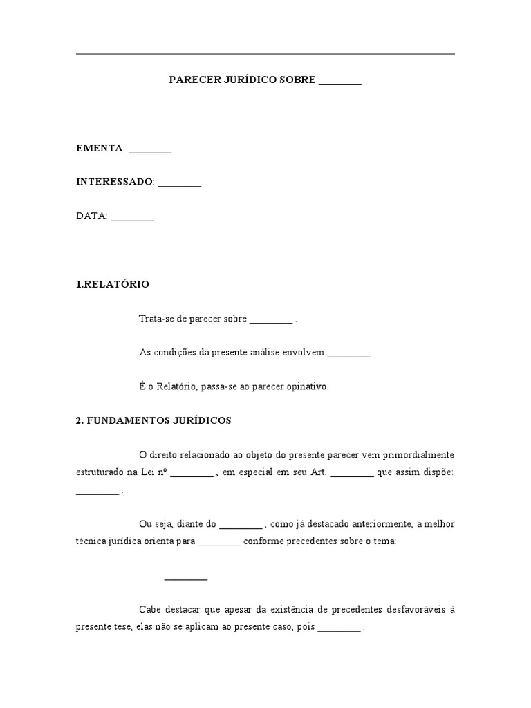 Parecer Jurídico sobre Análise Legal | PDF