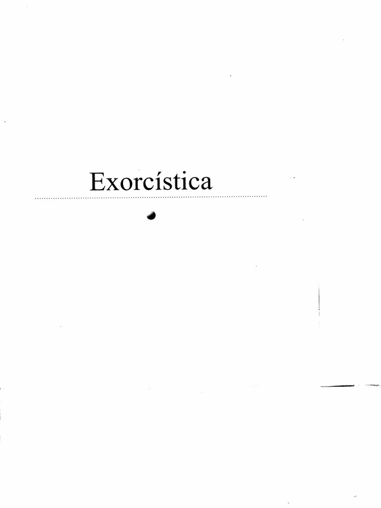 Exorcistica Completo Padre Fortea | PDF