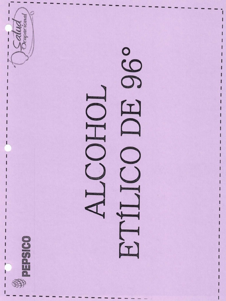 Alcohol Etílico | PDF
