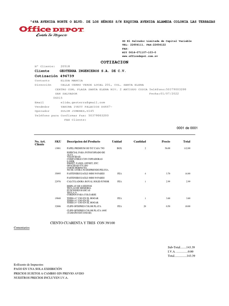 Office Depot | PDF