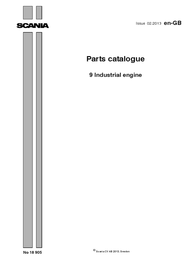 SCANIA Ersatzteilkatalog 9 L 18905 - 13 - 02 | PDF | Internal ...
