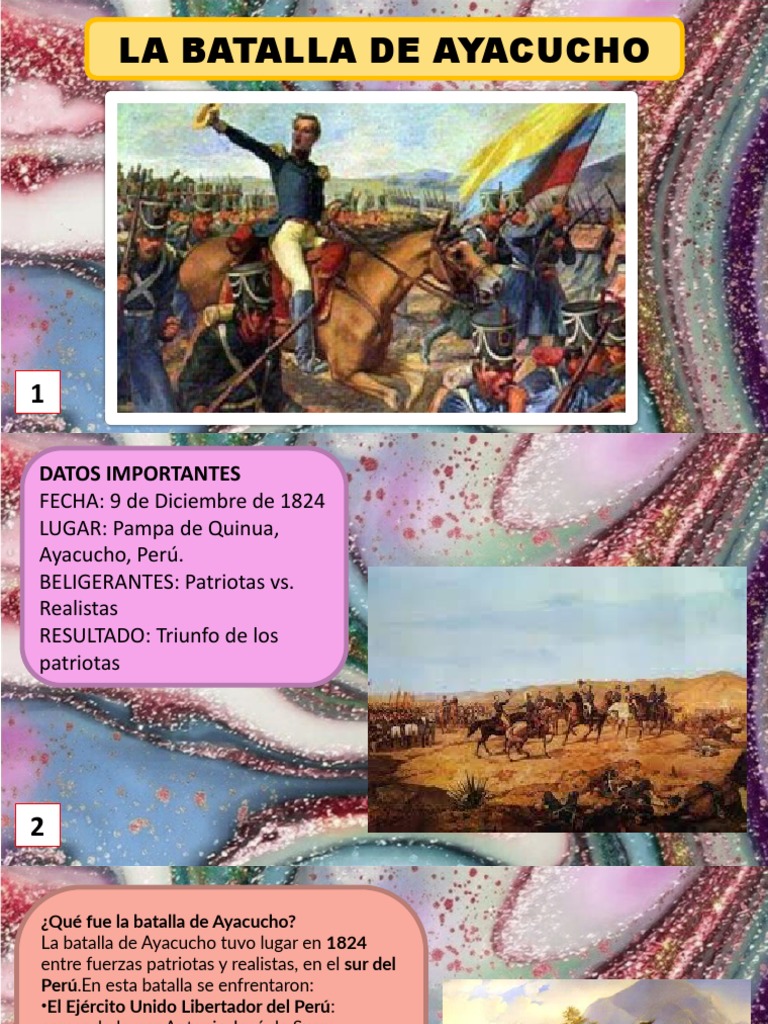 Batalla de Ayacucho | PDF | Conflictos del segundo milenio | Conflictos