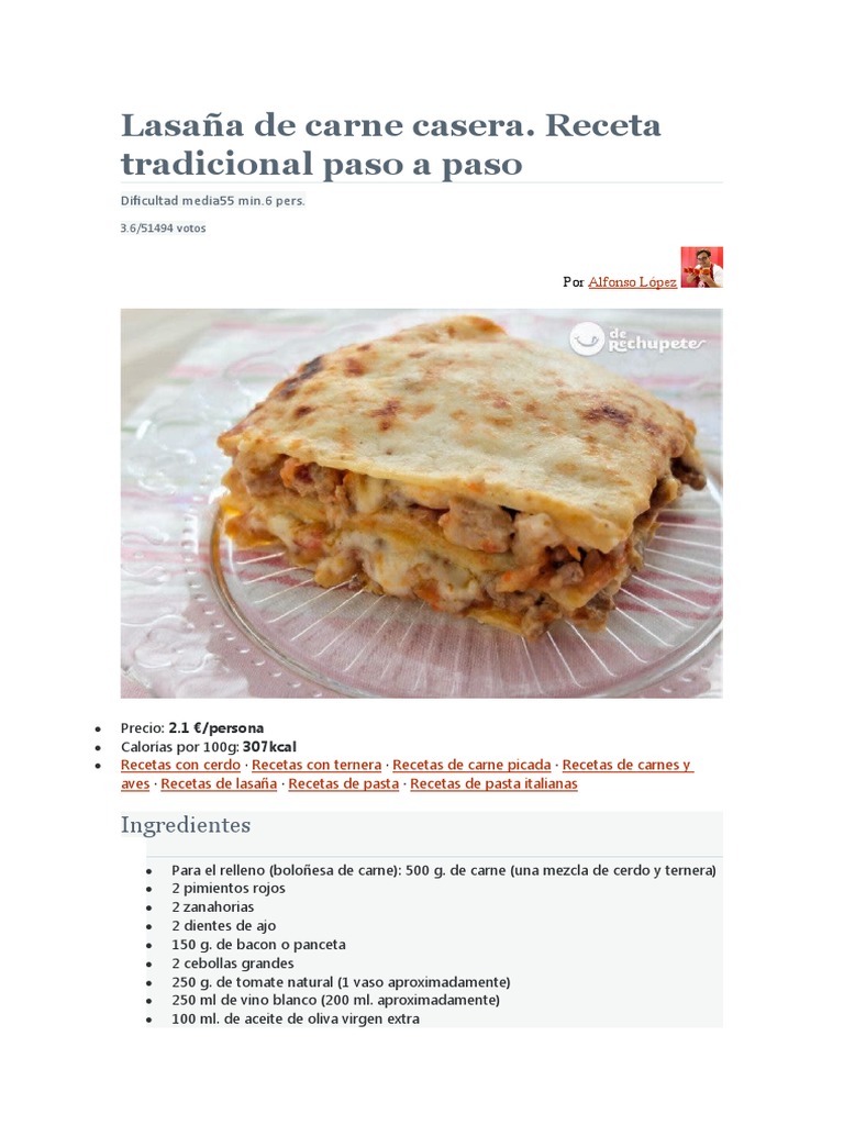 Laseña | PDF | Lasaña | Cocina africana