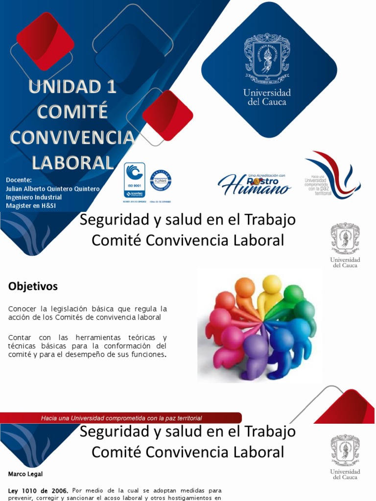Comite Convivencia Laboral | Descargar gratis PDF | Comportamiento