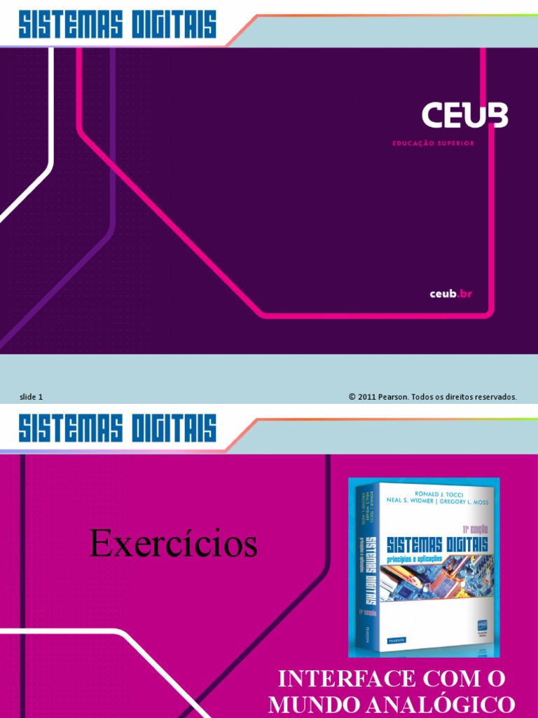 BCC - SD - Aula 07 - Interface Com o Mundo Analógico - Exercícios | PDF ...