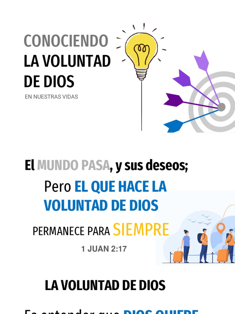 Conociendo la voluntad de Dios | PDF