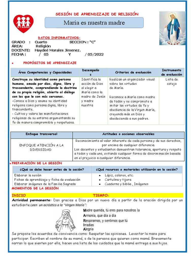 Virtudes de Maria | Descargar gratis PDF | María, madre de Jesús