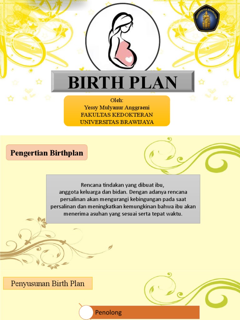 Penyuluhan (Birth Plan) | PDF