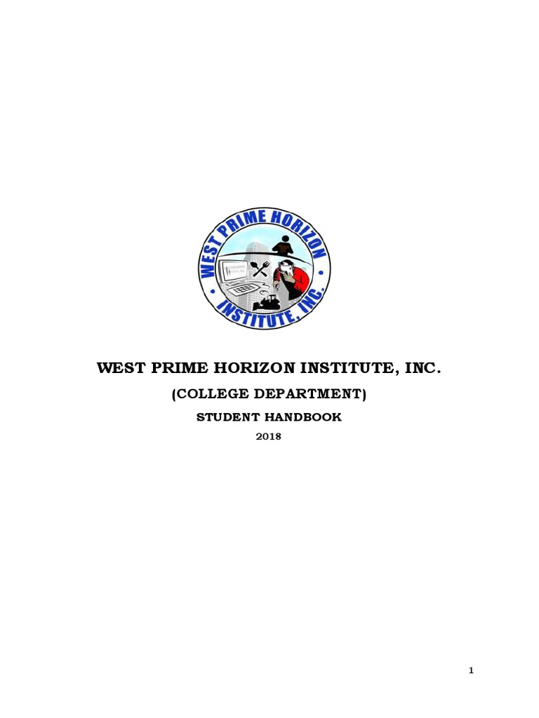 Final Revised Student Handbook College Department | PDF