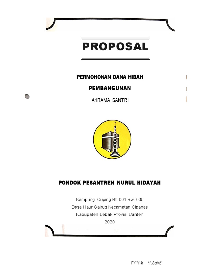 WORD - Proposal Pengajuan Bangunan | PDF