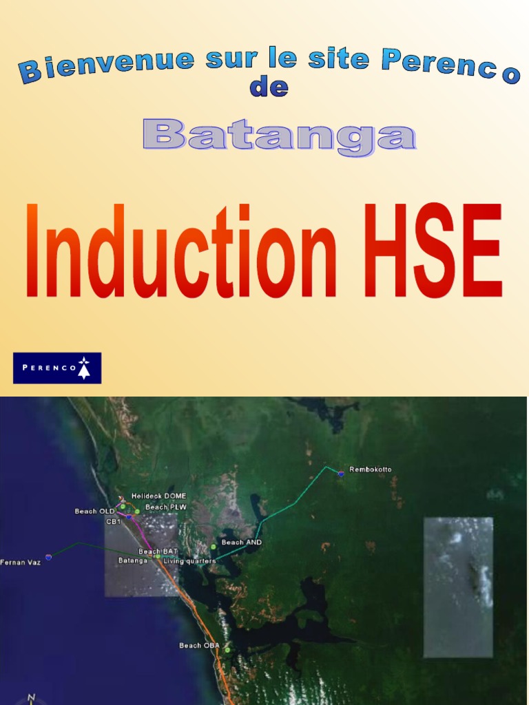 Induction Batanga (Site Perenco) | PDF