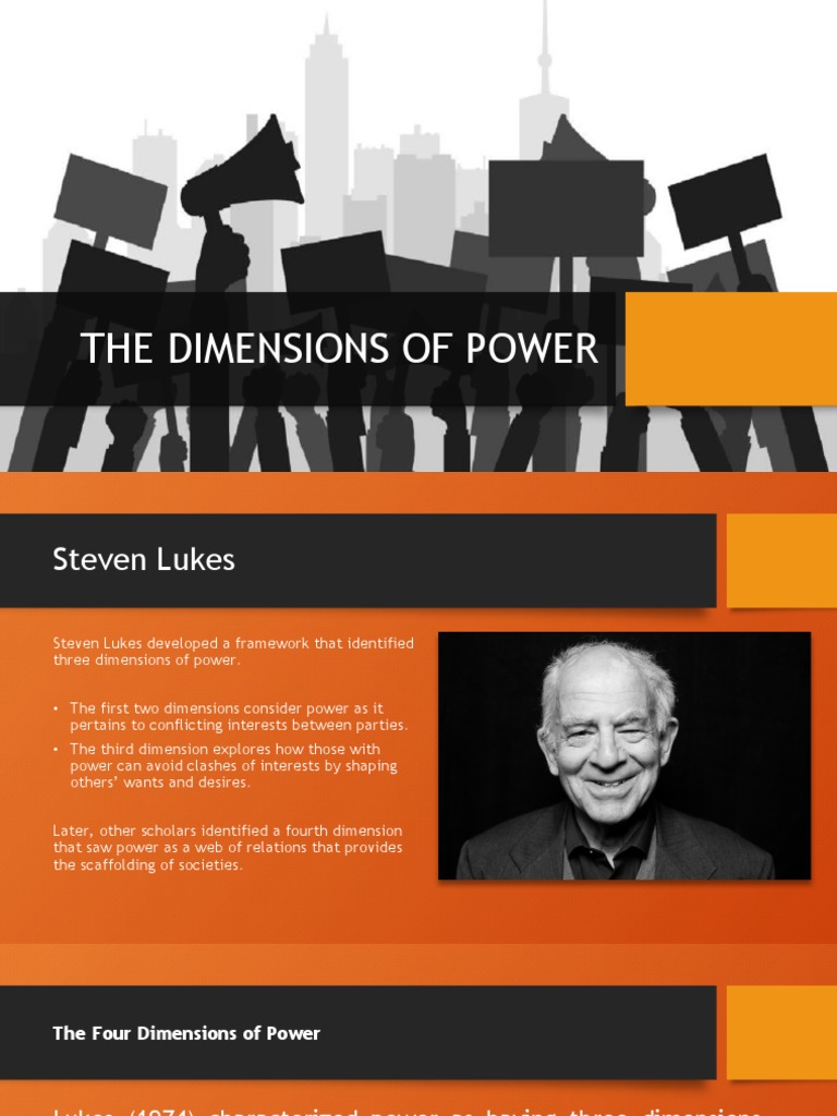 The Dimensions of Power | PDF | Power (Social And Political) | Michel ...