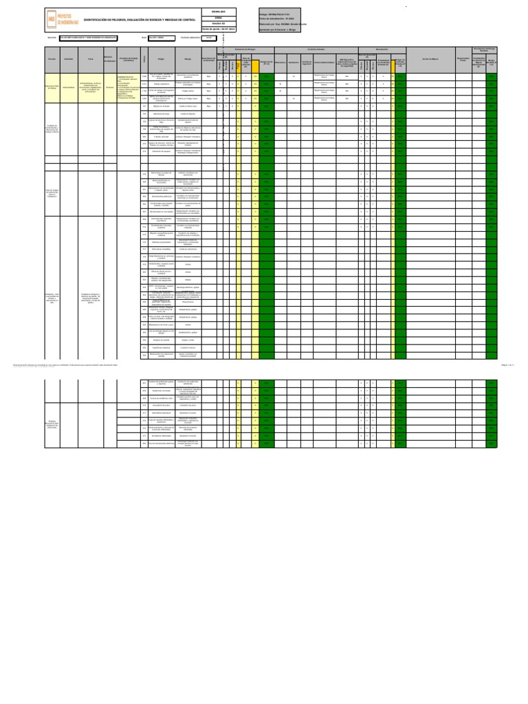SSYMA-P02.01-F02 Identificación de Peligros, Evaluación de Riesgos y ...