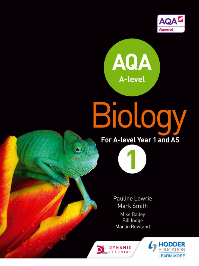 Aqa A Level Biology Studentbook 1 (Aqa A Level Science) by Pauline ...