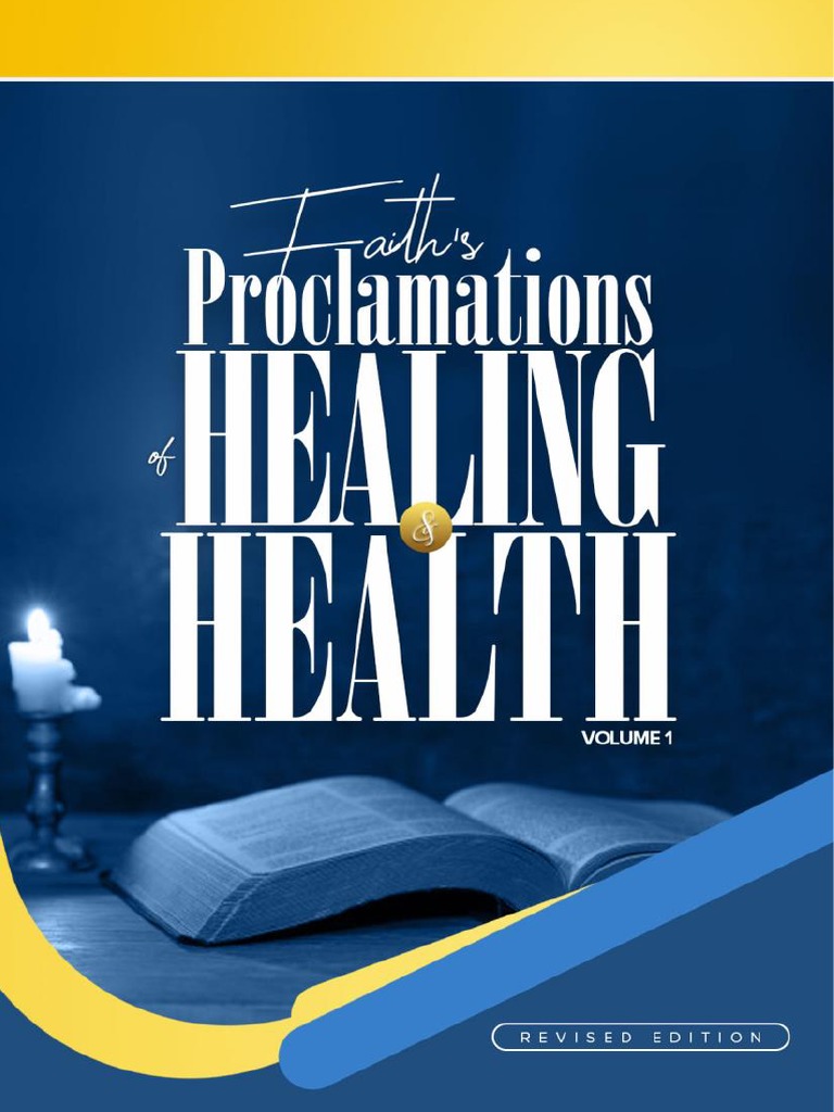 Faith Proclamations of Healing and Health | PDF | Jesus | Eternal Life ...