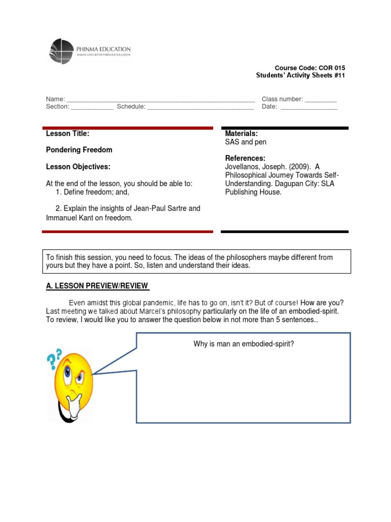 Sas11 Cor 015 | PDF | Immanuel Kant | Reason