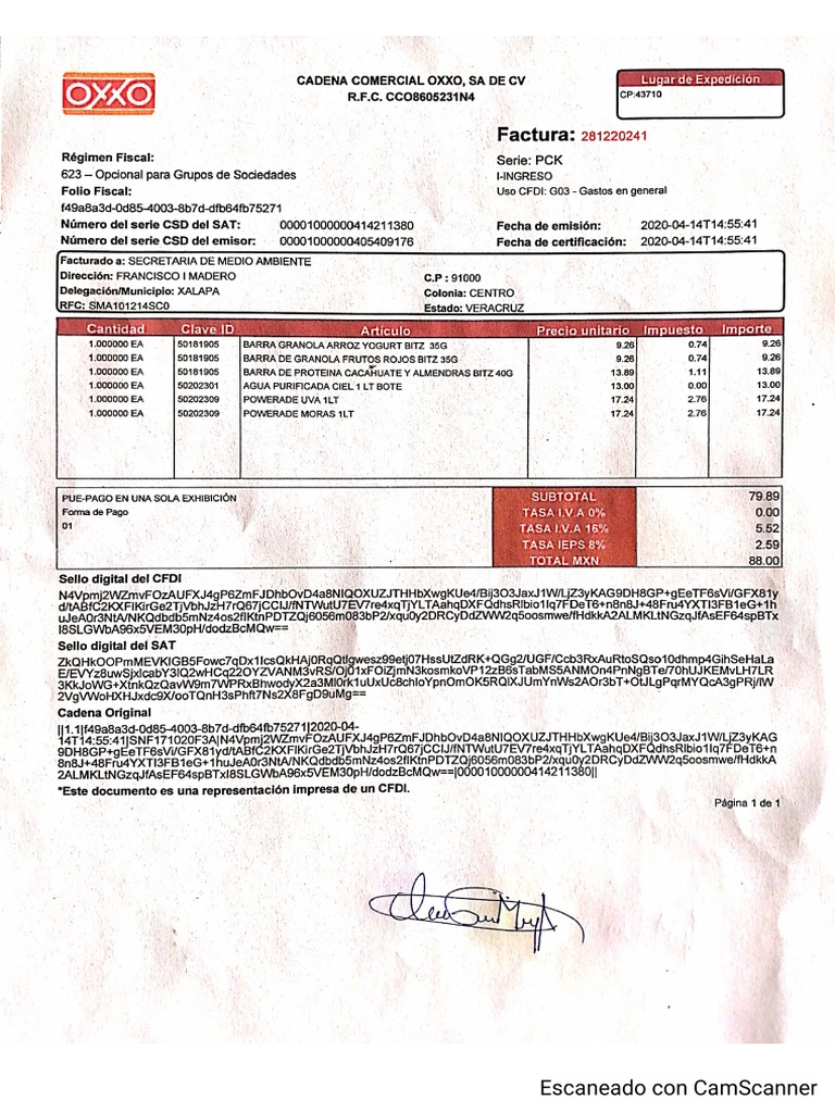 Oxxo Rodrigo 3013 | PDF