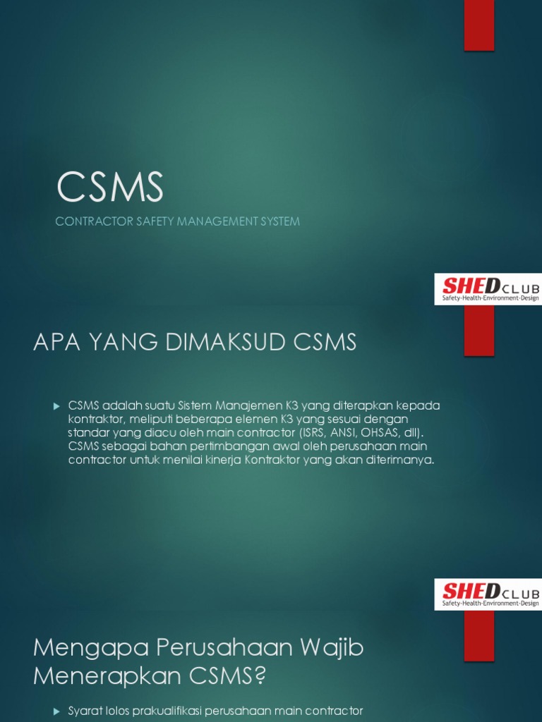 CSMS Chairil | PDF