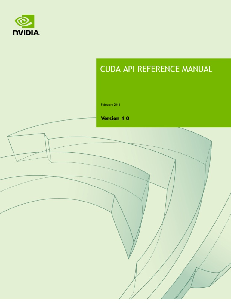 CUDA Toolkit Reference Manual | PDF | Computer Libraries | Pointer ...
