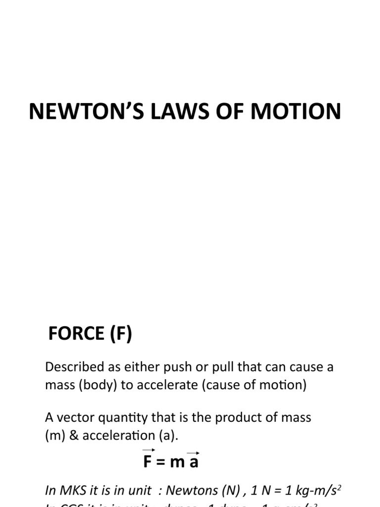 PHYS101 Laws of Motion | PDF | Force | Friction