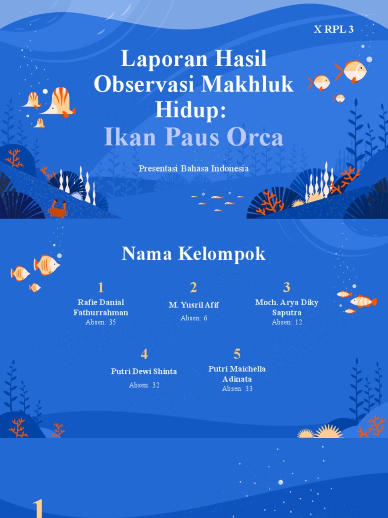 Ciri-Ciri dan Perilaku Paus Orca | PDF | Ilmu Sosial | Griya & Taman