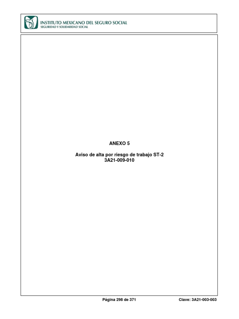 Formatos Imss | PDF | México | Ciencias de la Salud