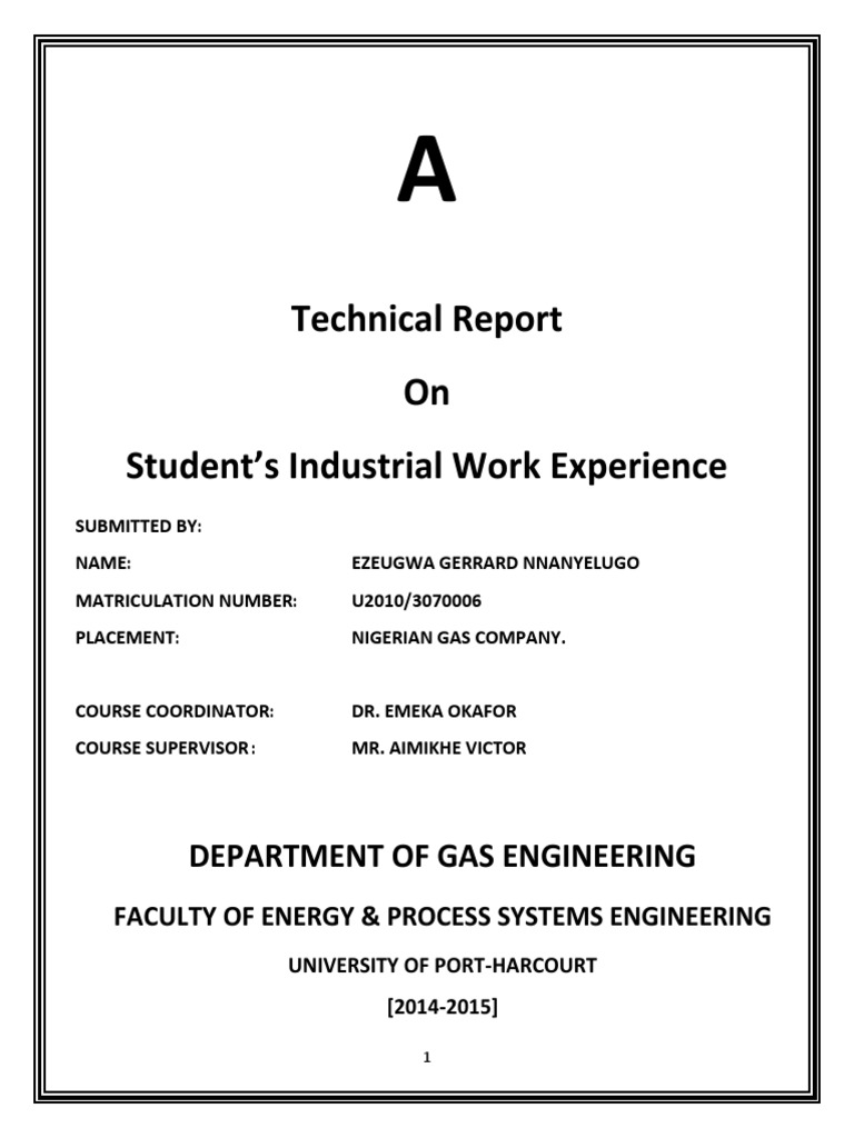 Student Industrial Training Report | PDF | Natural Gas | Valve