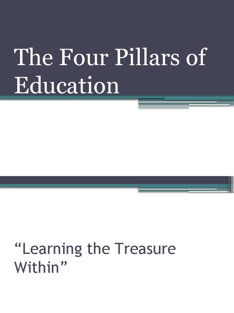 UNESCO's Four Pillars of Education | PDF | Learning | Self Esteem