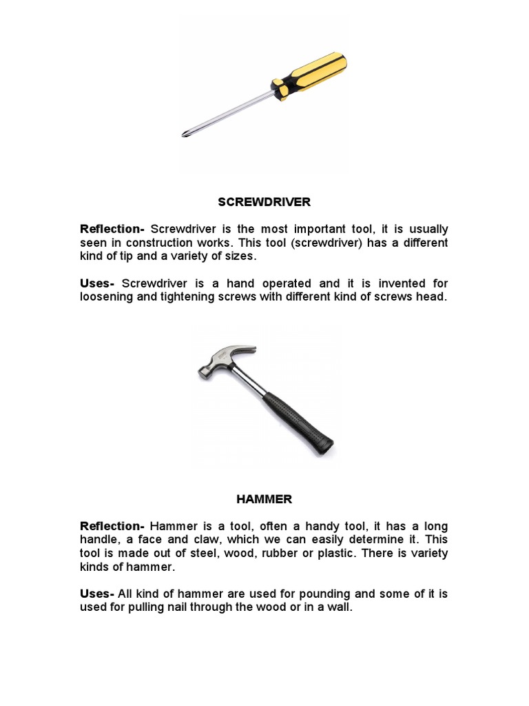 Electrical Tools | PDF | Screw | Manufactured Goods