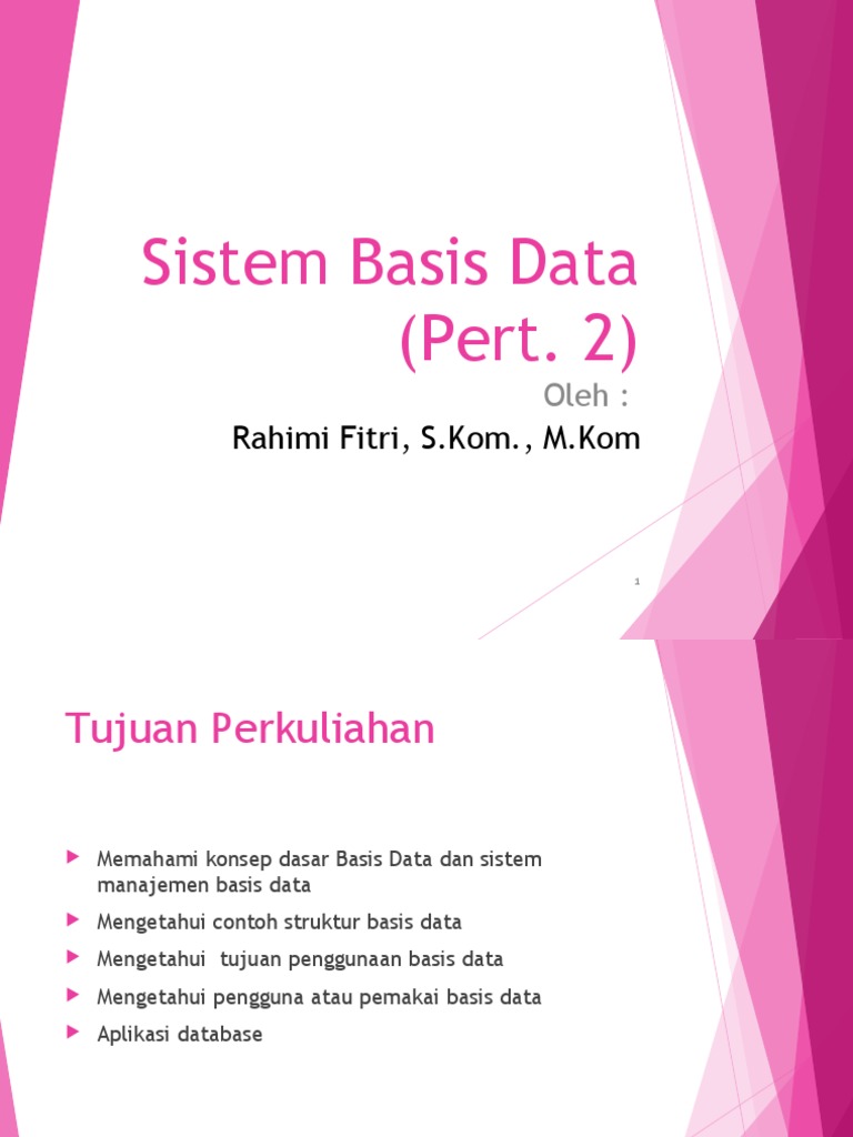 Sistem Basis Data | PDF
