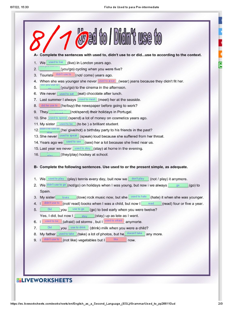 Liveworsheet - Parrales | PDF