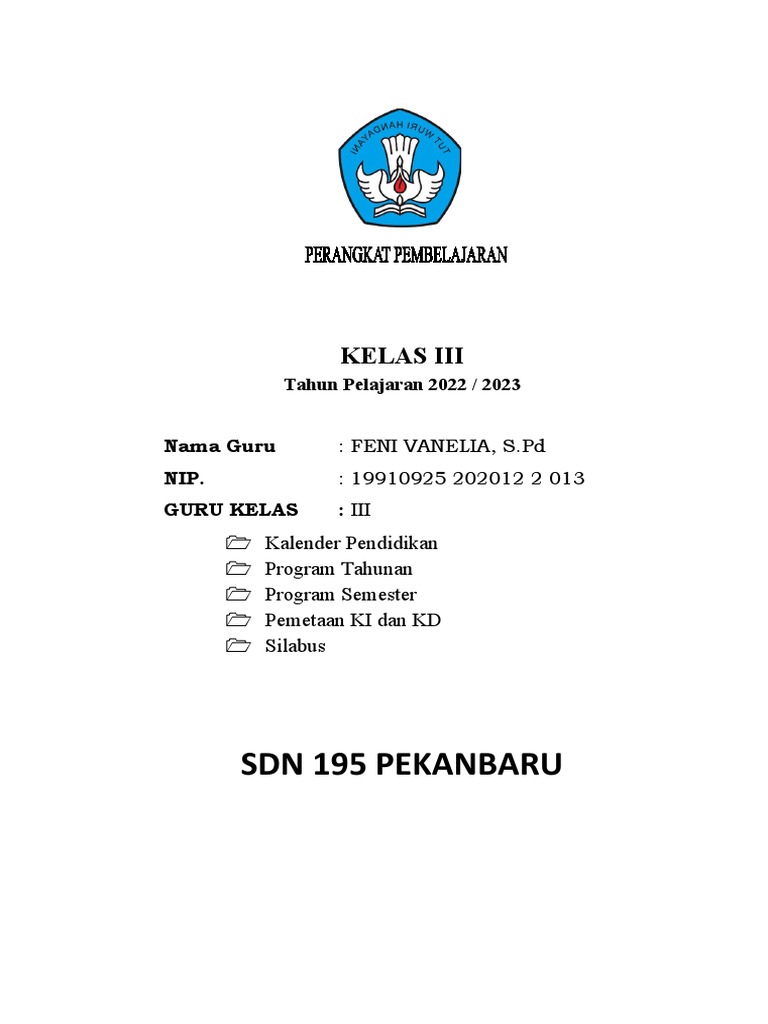 Cover Administrasi Guru | PDF