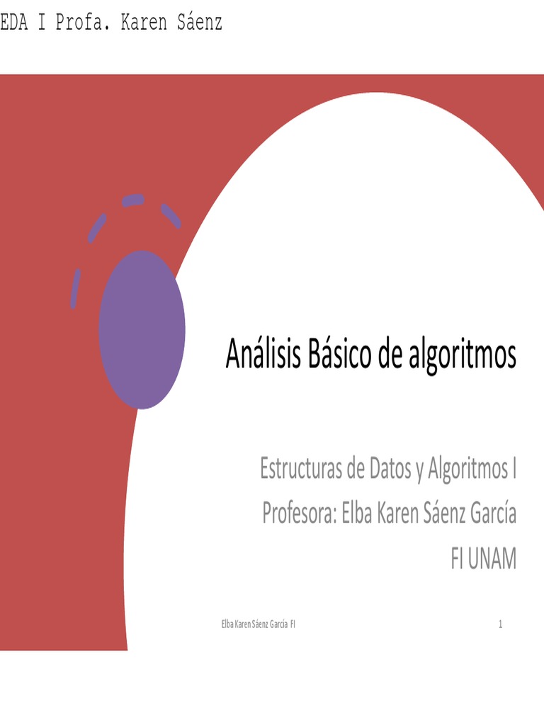 Analisis Basico Algoritmosp 1 | PDF | Algoritmos | Compilador