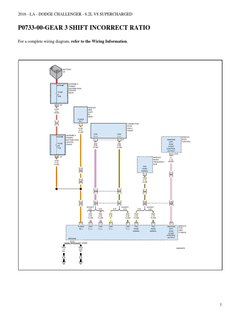 Dodge Challenger Hellcat Wiring Diagram