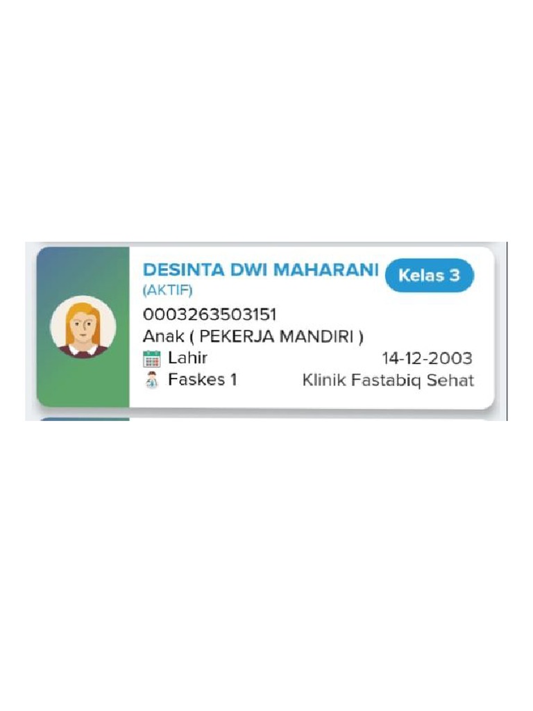 Bukti Aktif BPJS | PDF