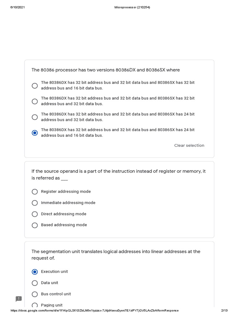 Microprocessor (210254) | PDF | Central Processing Unit | Cpu Cache