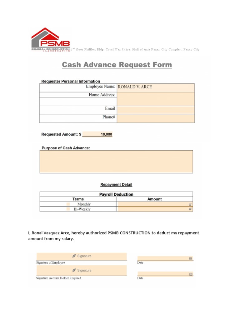 Ca Form | PDF