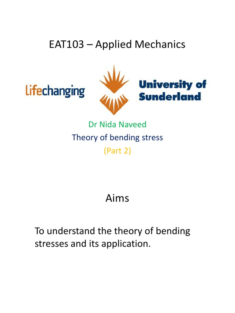 Theory of Bending Stress - Part 2 - Canvas | PDF | Bending | Beam ...