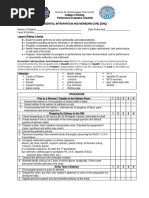 Newborn Resuscitation Checklist | PDF | Infection Control | Housekeeping