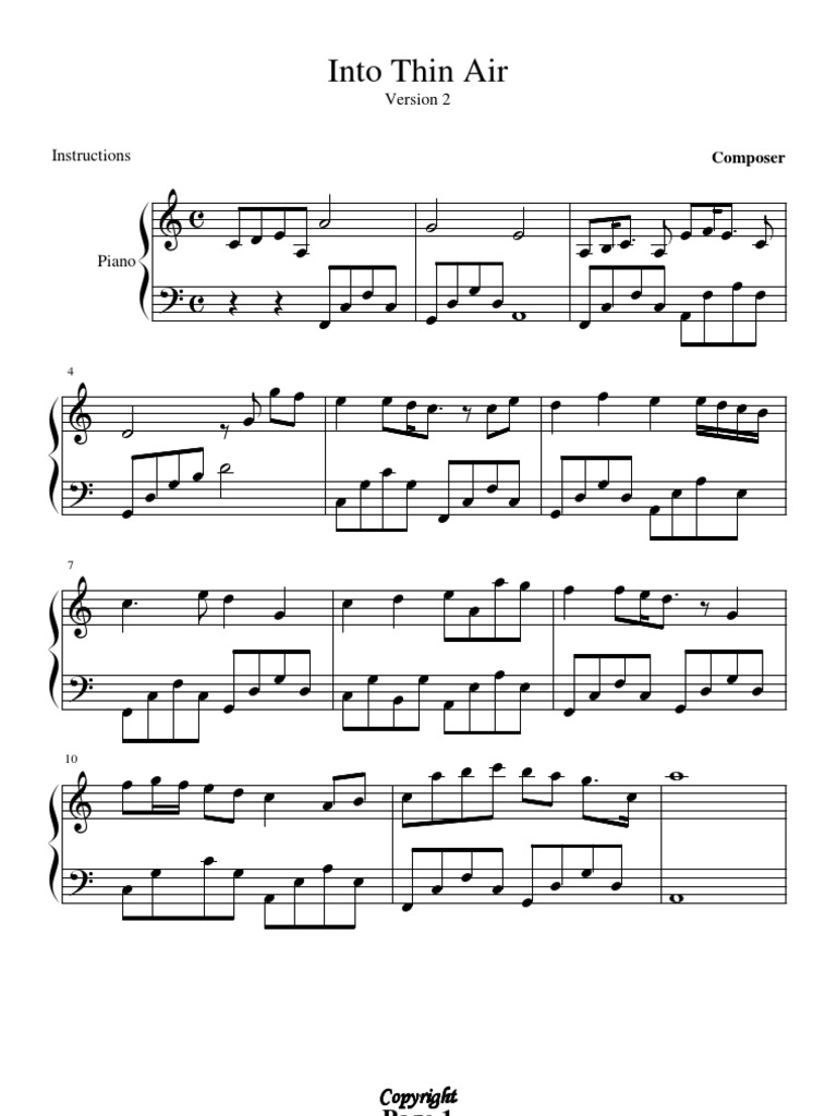 Into Thin Air Theme v2 | PDF