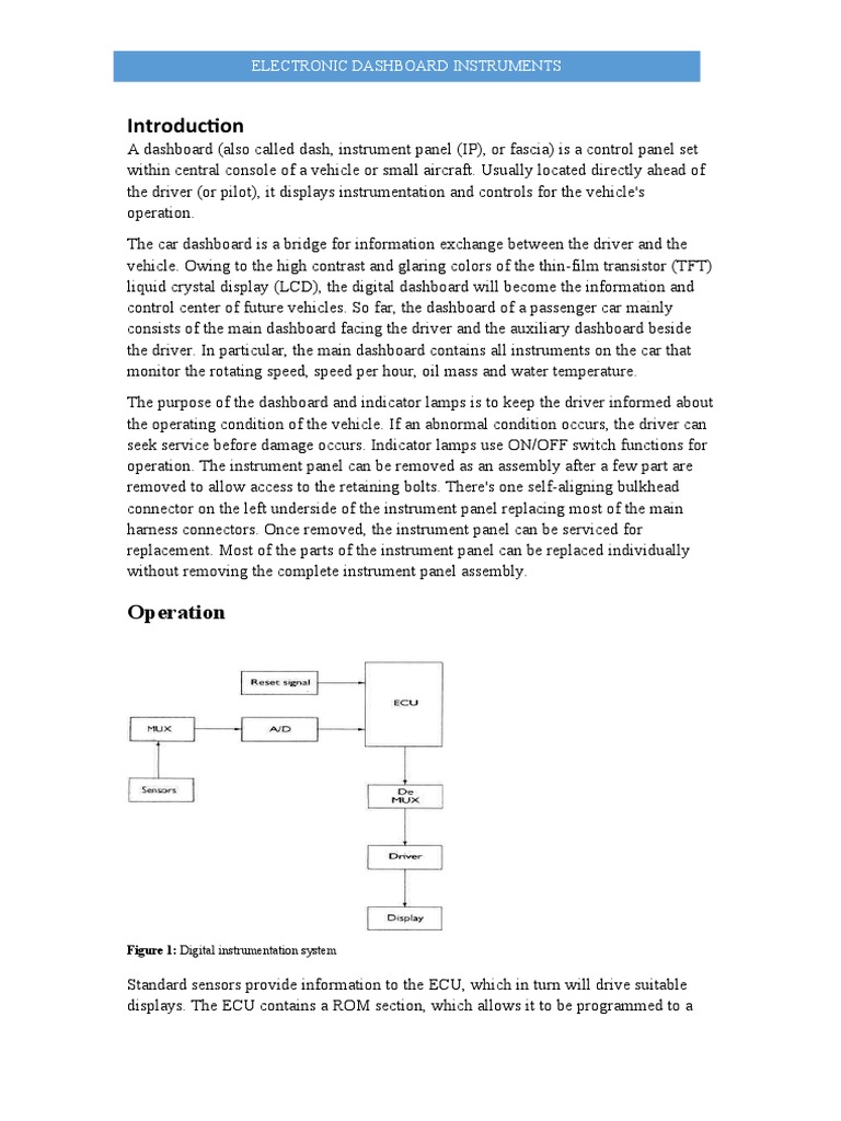 Dashboards Assignment | PDF | Electrical Components | Electrical ...