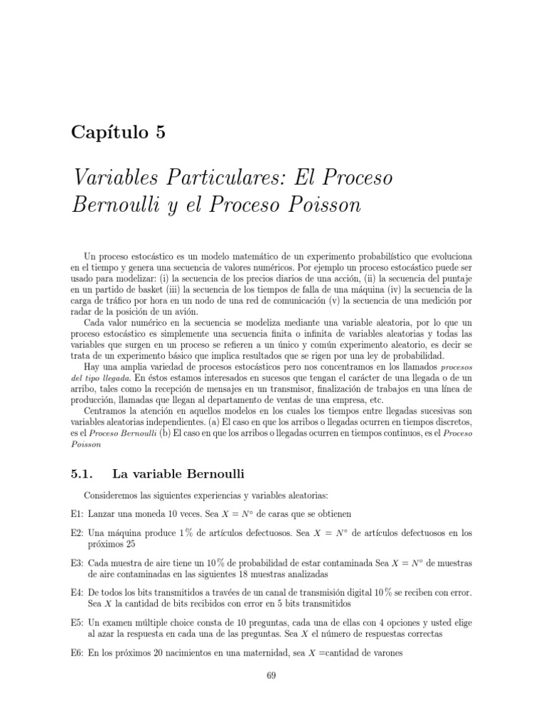 ER3 - Ejercicios Resueltos 3 - Proceso Bernoulli - 2021 2C | PDF | Probabilidad | Variable aleatoria