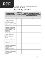 Gap Analysis Checklist of Safety | PDF | Risk | Risk Management