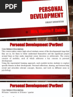 1st Summative Test in PerDev | PDF