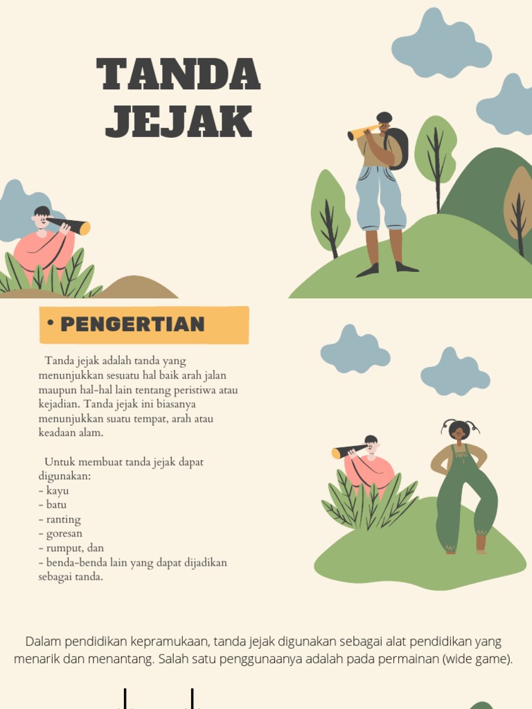 Tanda Jejak - Materi Kepramukaan | PDF