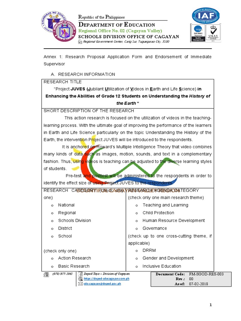 Action Research Proposal | PDF | Teaching Method | Learning
